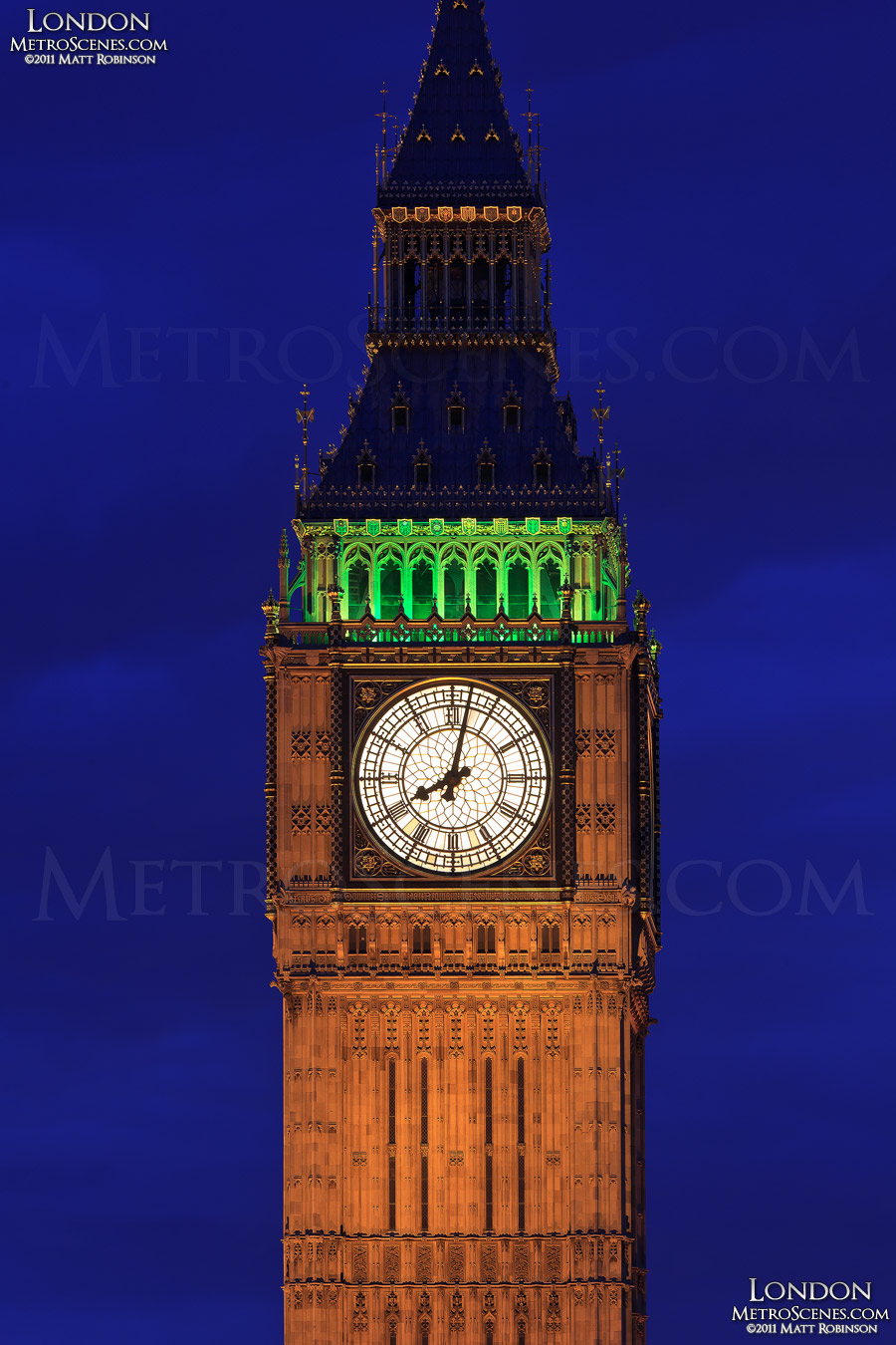 Big Ben Clock Face MetroScenes London April 2011 City